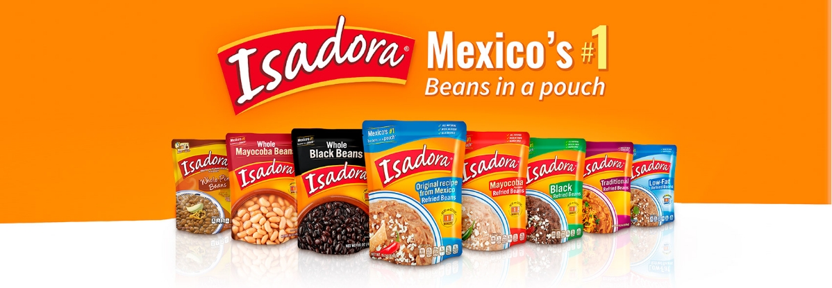 Isadora Beans | Mexico's #1 beans in a pouch